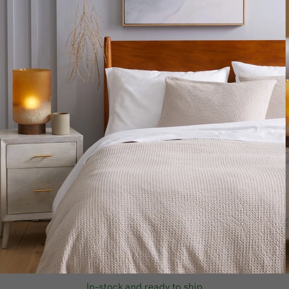 Quince | Bedding | Nwot Quince Organic Luxe Waffle Duvet Cover Queen ...